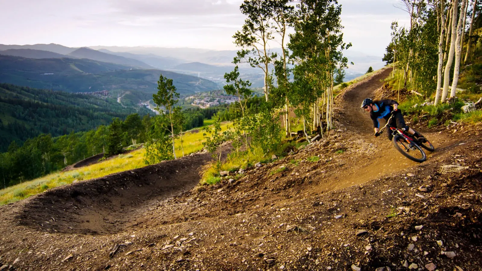 Deer Valley, UT, Pedal Pass facture 50 $ pour parcourir les sentiers ...